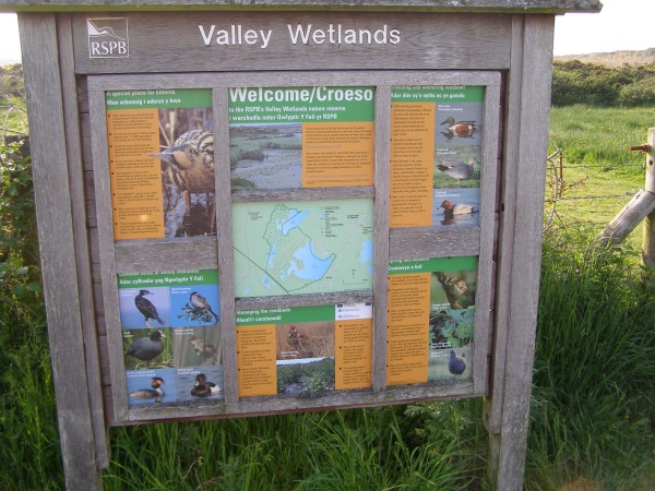RSPB Valley Wetlands wildlife reserve, Anglesey, Wales